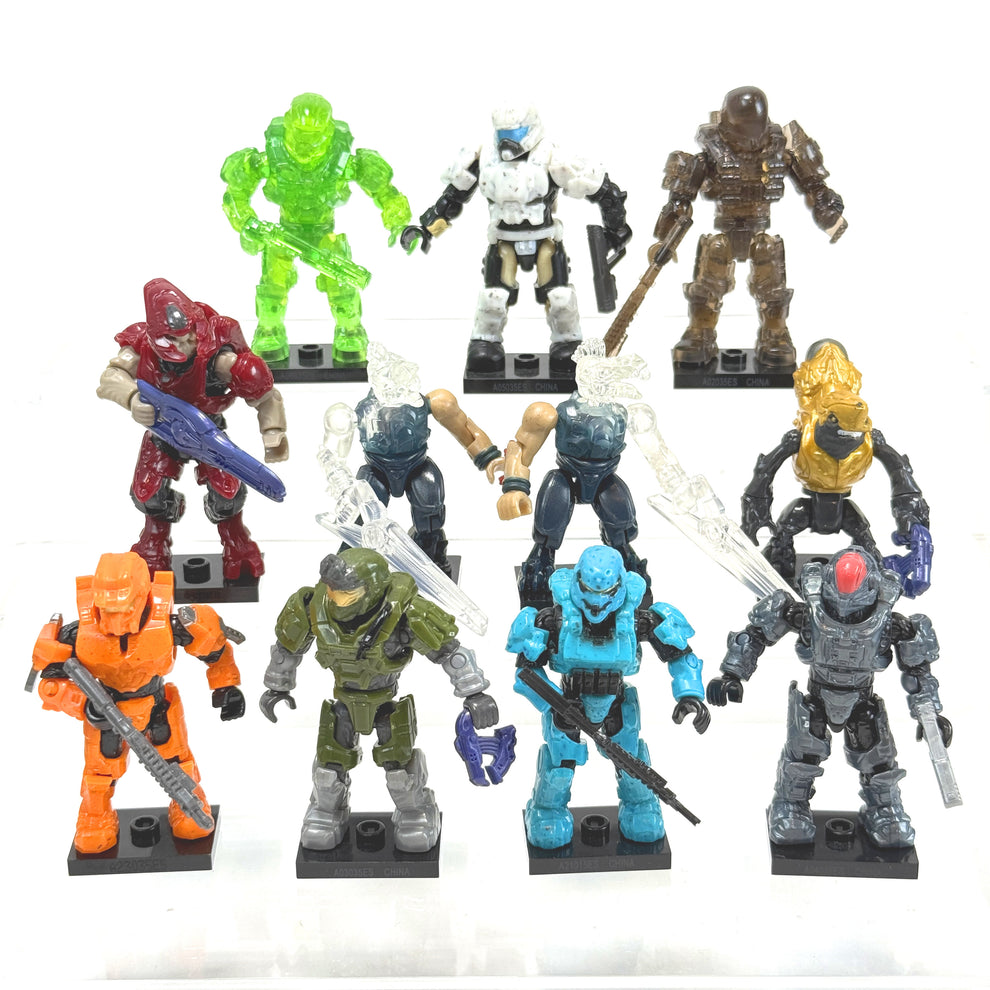 Charlie Series COMPLETE w/ EVERY CHASE VARIENT - Halo Mega Construx ...